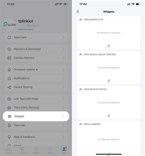 How To Use Widgets To Control Your Tapo Devices And Tapo Shortcuts Tapo