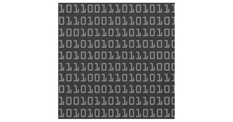 Fun And Cool Computer Binary Code Pattern Fabric Zazzle