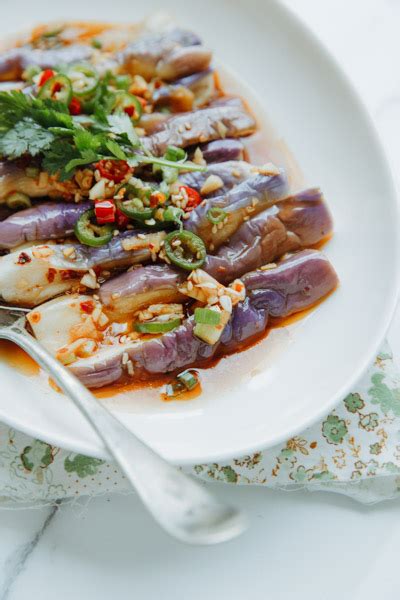 Chinese Steamed Eggplant Recipe China Sichuan Food