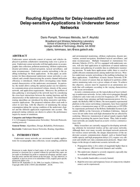 pdf routing algorithms for delay insensitive and delay sensitive