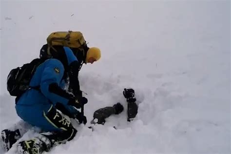 Snežna lavina i spas u poslednji čas