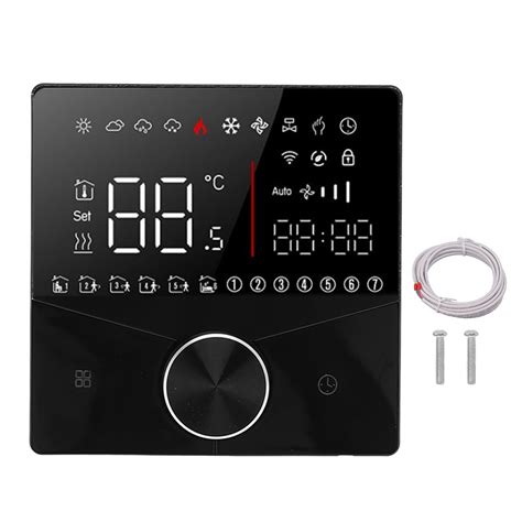 Smart Digital Thermostat LCD Color Display Precise Control Intelligent Temperature Controller