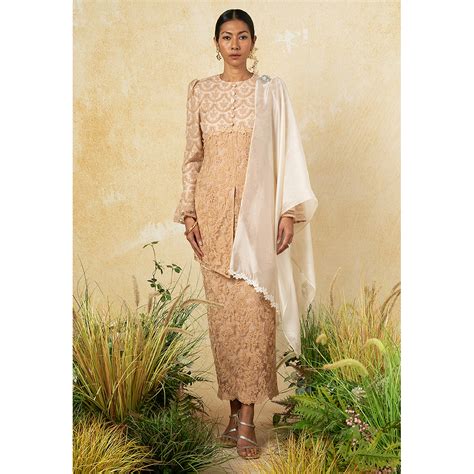 Zalia Ayunda Kebaya Labuh Modern Set Female Shopee Malaysia
