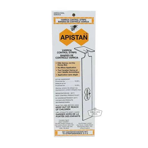 Mite Treatment Apistan Strips Effective Varroa Defense Oph