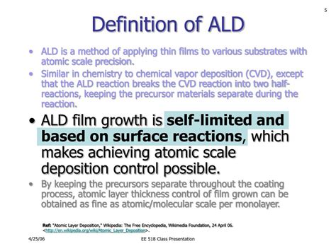 Ppt Atomic Layer Deposition Ald Powerpoint Presentation Free