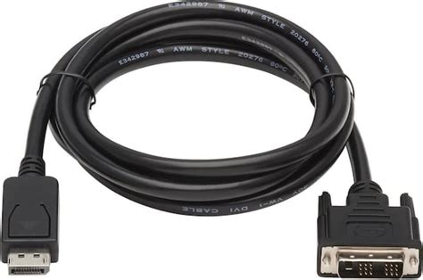 Eaton Displayport To Dvi Adapter Cable Dp With Latches To Dvi D Single