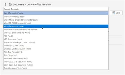 How To Create Save And Use A Template In Microsoft Word Comicleo