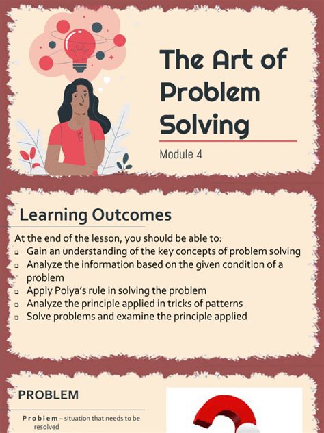 Mmw Topic 4 The Art Of Problem Solving6 Pdf Learning Cognitive