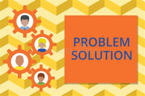 Word Writing Text Problem Solution Business Concept For Solving