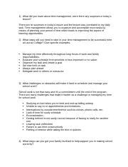 CSC 100 Assignment 2 2 Docx 1 What Did You Learn About Time Management Were There Any