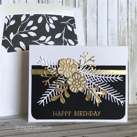 Pretty Pines Birthday Stampin Mojo