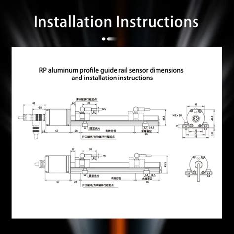 Tec Magnetostrictive Displacement Sensor Linear Position Sensor Of