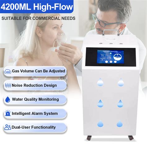3000ml4200ml H2ando2 High Flow Hydrogen Inhaler Browns Gas