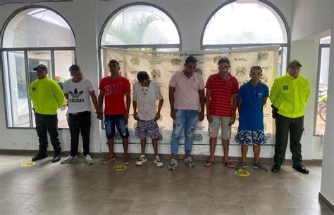 Cárcel Para Seis Hombres Por Tráfico De Drogas En El Tolima El