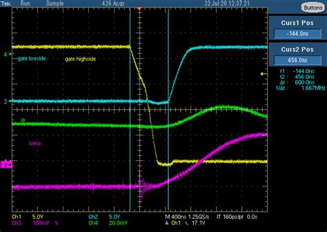 tms320f28388d current overshoot on mosfet switch in motor phase using