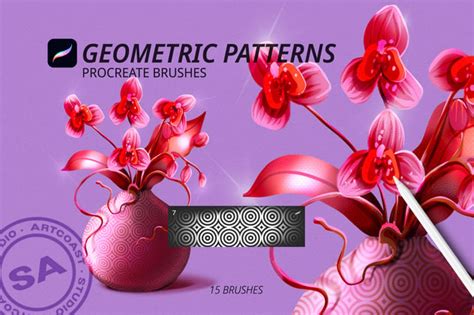 Geometric Patterns For Procreate Brushes Shapes Patterns Including Procreate And Plants Envato