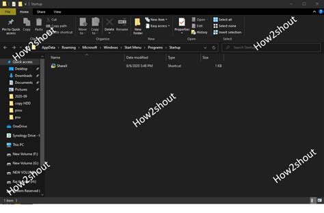 How To Add Programs To The Windows 10 Startup Folder H2s Media