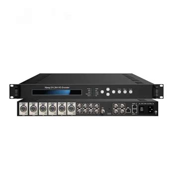 Single Channel Broadcasting Sdi To Ip Encoder Mpeg H Downscale P To Sd Ip Streamer