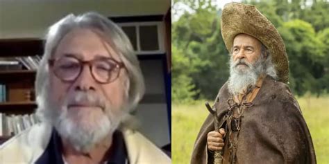 Cabeludo e vivendo no mato Sérgio Chapelin virou o Velho do Rio