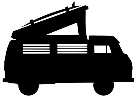 SVG Camping Bus Transport Out Free SVG Image Icon SVG Silh