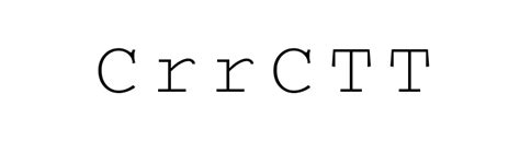 CrrCTT Font FFonts Net