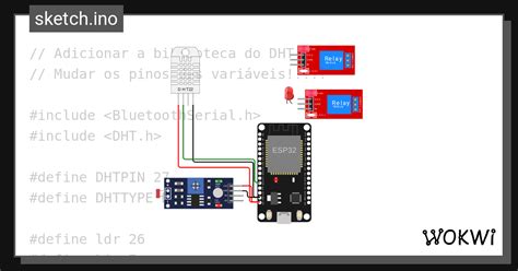 Projeto 04 Wokwi ESP32 STM32 Arduino Simulator