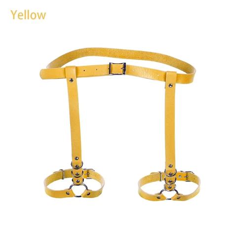 ₩9589에서 섹시한 여성 Pu 가죽 허리 허리 허벅지 멜빵 가터 벨트 스트랩 바디 레그 링 벨트 고딕 스트랩 허리 허벅지 멜빵 Dhgate