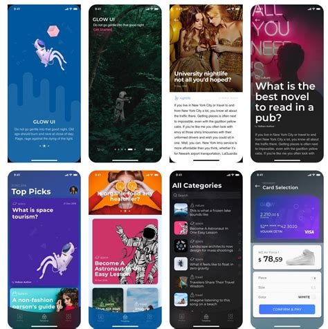 Glow UI Kit For Sketch Design Anything