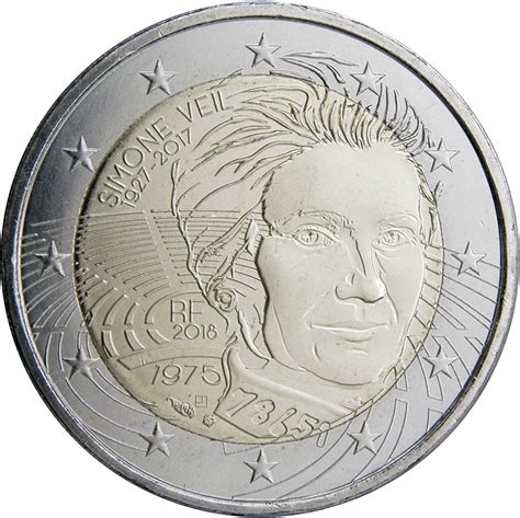2 Euros Simone Veil France Numista