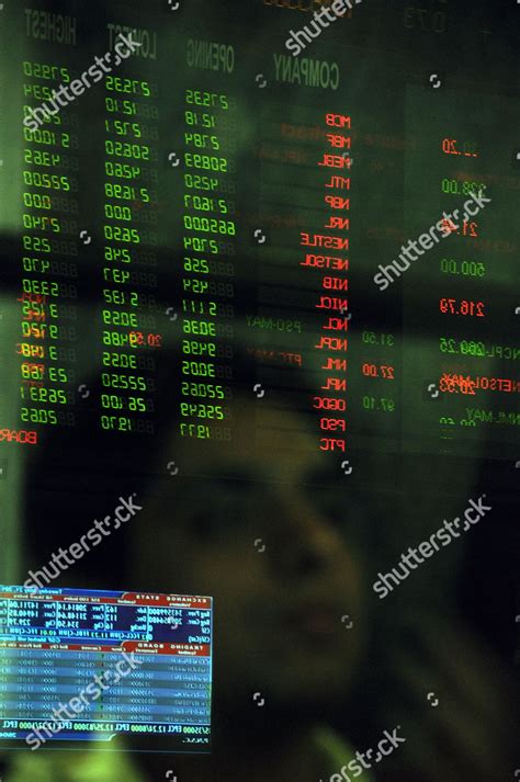 Pakistani Trader Reflected Display Board He Editorial Stock Photo