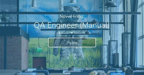Qa Engineer Manual At Jooble