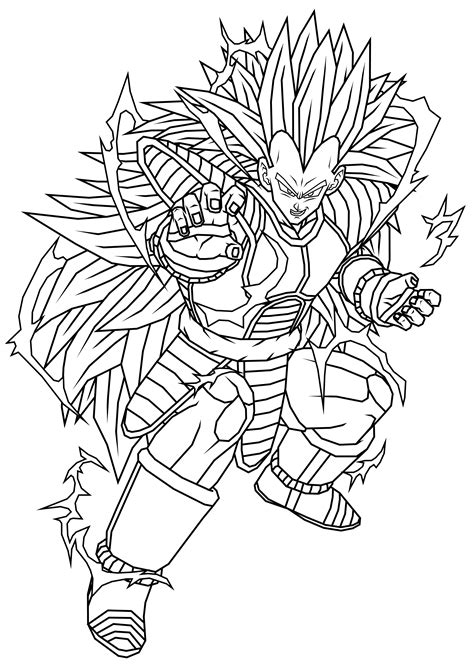 Raditz Ssj2 Lineart By Theothersmen On Deviantart
