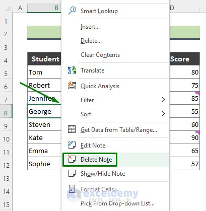 How To Remove Comments In Excel Methods Exceldemy