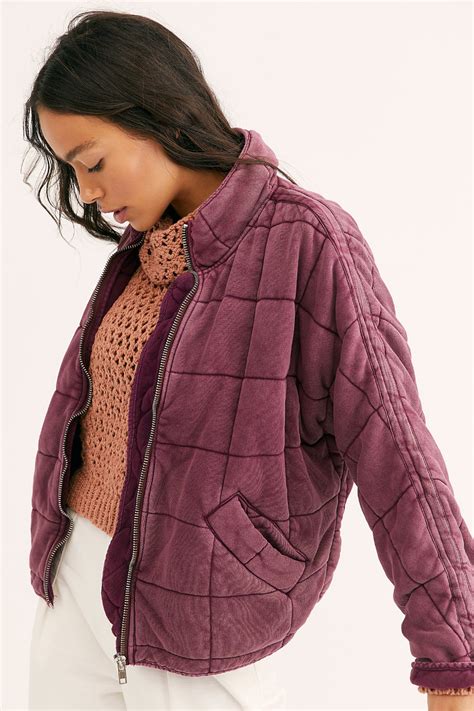 Dolman Quilted Knit Jacket Free People Punk Fashion Boho Fashion