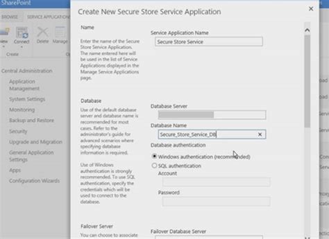 How To Configure Secure Store Service In Sharepoint 2013 And Generate Secure Store Key