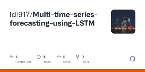 Github Ldl Multi Time Series Forecasting Using Lstm