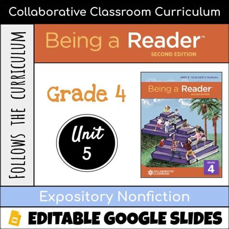 Being A Reader 4th Grade Unit 5 Expository Nonfiction Whole Class