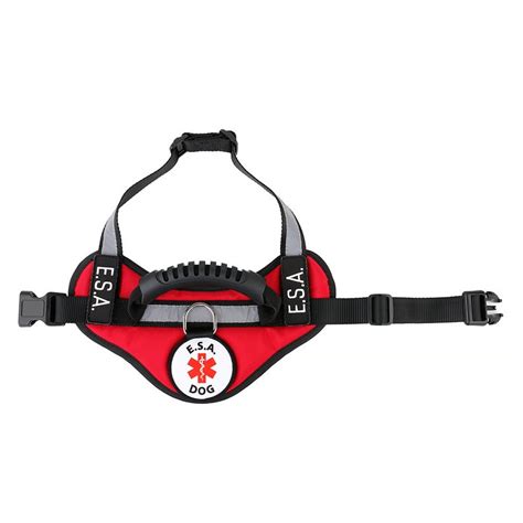 Emotional Support Animal Esa Dog Harness Reflective Etsy