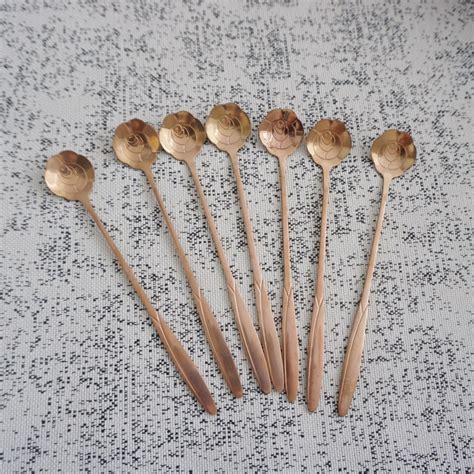 Sendok Tea Rose Gold Emas Kitchen And Appliances Di Carousell