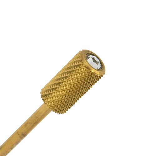 Drill Bit 3 32 Crystal Large Barrel Bit Corner Radius Gold Pixie Nail