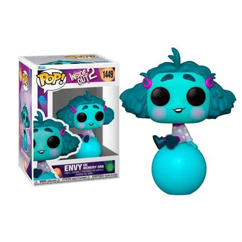Funko Pop Inside Out 2 Envy On Memory Orb 1449 Invidia GW
