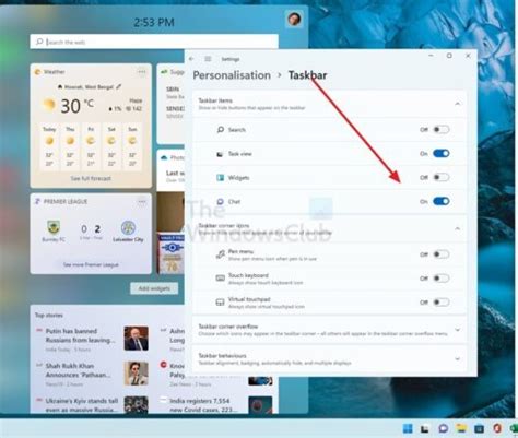 How To Remove The Weather Widget In Windows