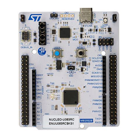 St Nucleo U083rc User Manual Pdf Download Manualslib