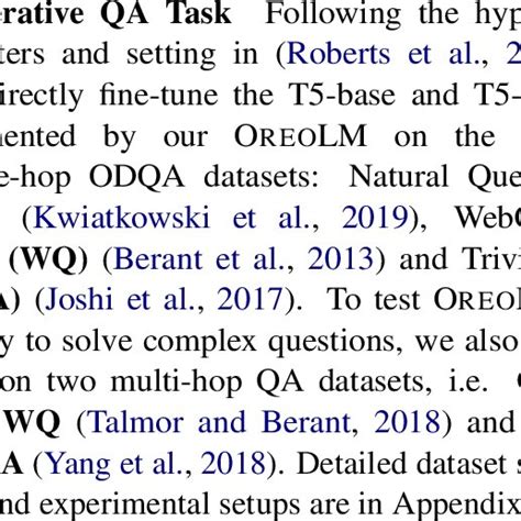 Closed Book Generative Qa Performance Of Encoder Decoder Lm On