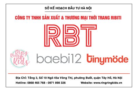 HN Công Ty TNHH Sản Xuất Và Thương Mại Thời Trang RIBITI Tuyển Dụng Thực Tập Kế Toán YBOX