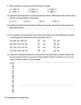 Fourth Grade Go Math Chapter 4 Review Homework TpT