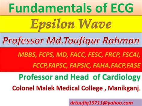 Epsilon Wave In Ecg Ppt