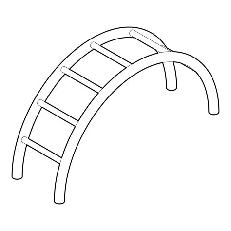 Icono De Subir Escaleras Estilo De Esquema 14646109 Vector En Vecteezy