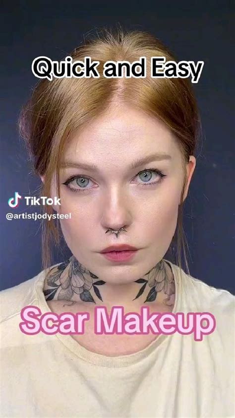 Quick And Easy Halloween Makeup Tutorial 🎃 Scars Makeup Tutorial