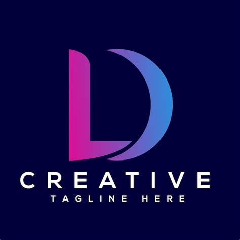 Premium Vector Letter Ld Or Dl Initial Logo Design Vector